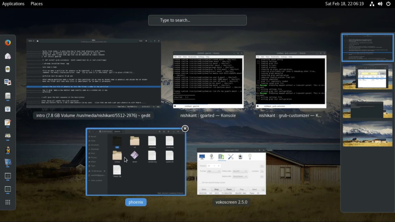 how to dual boot phoenix along side linux - YouTube