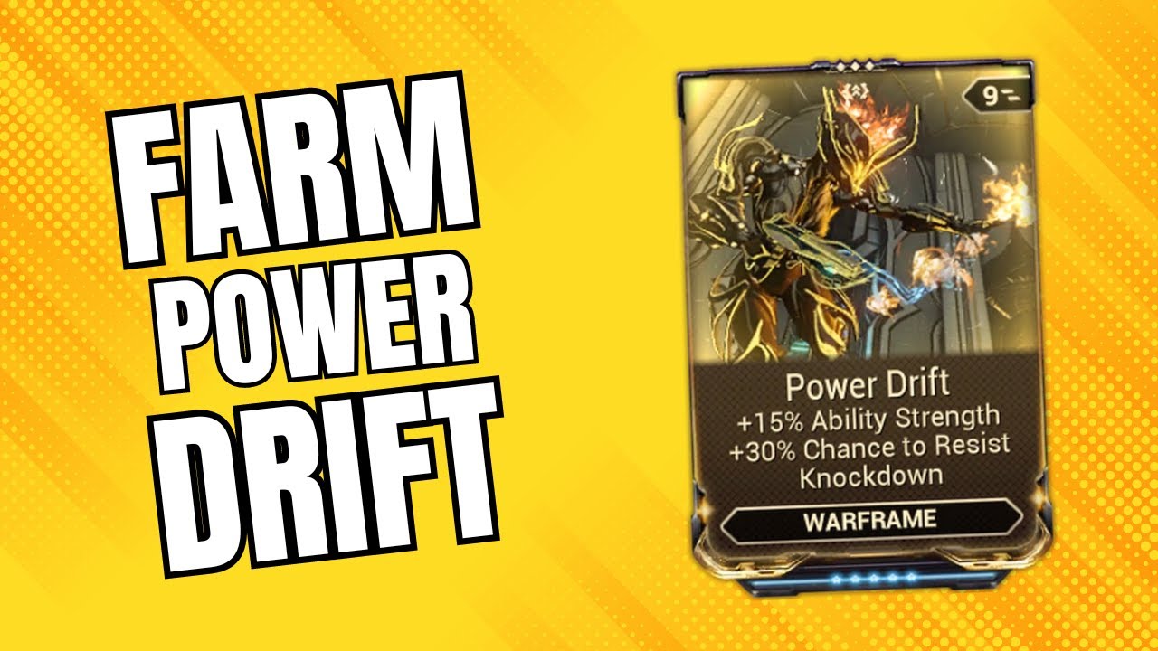 How to get Power Drift in Warframe - YouTube