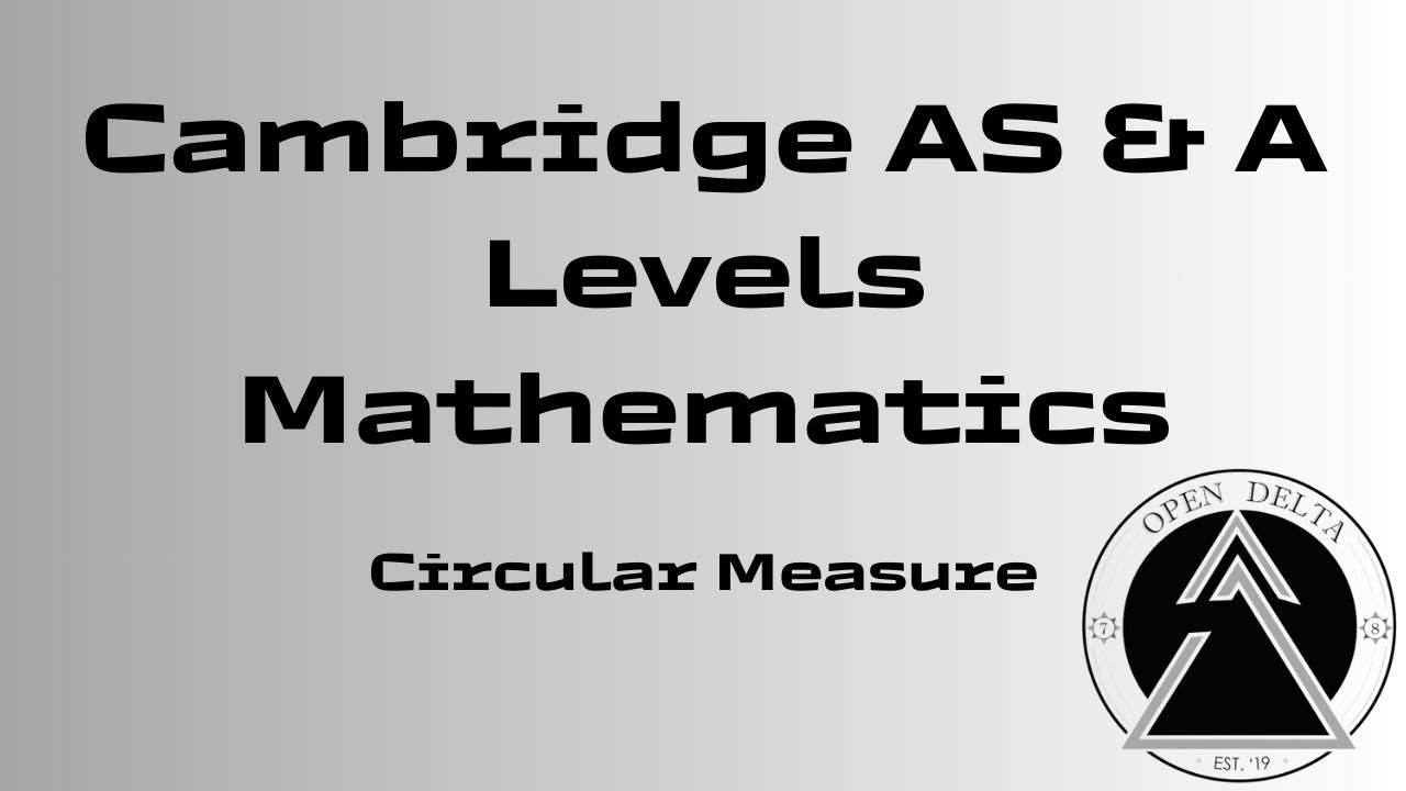 Chapter 4 Circular Measure - Worked Example 4.7 - YouTube