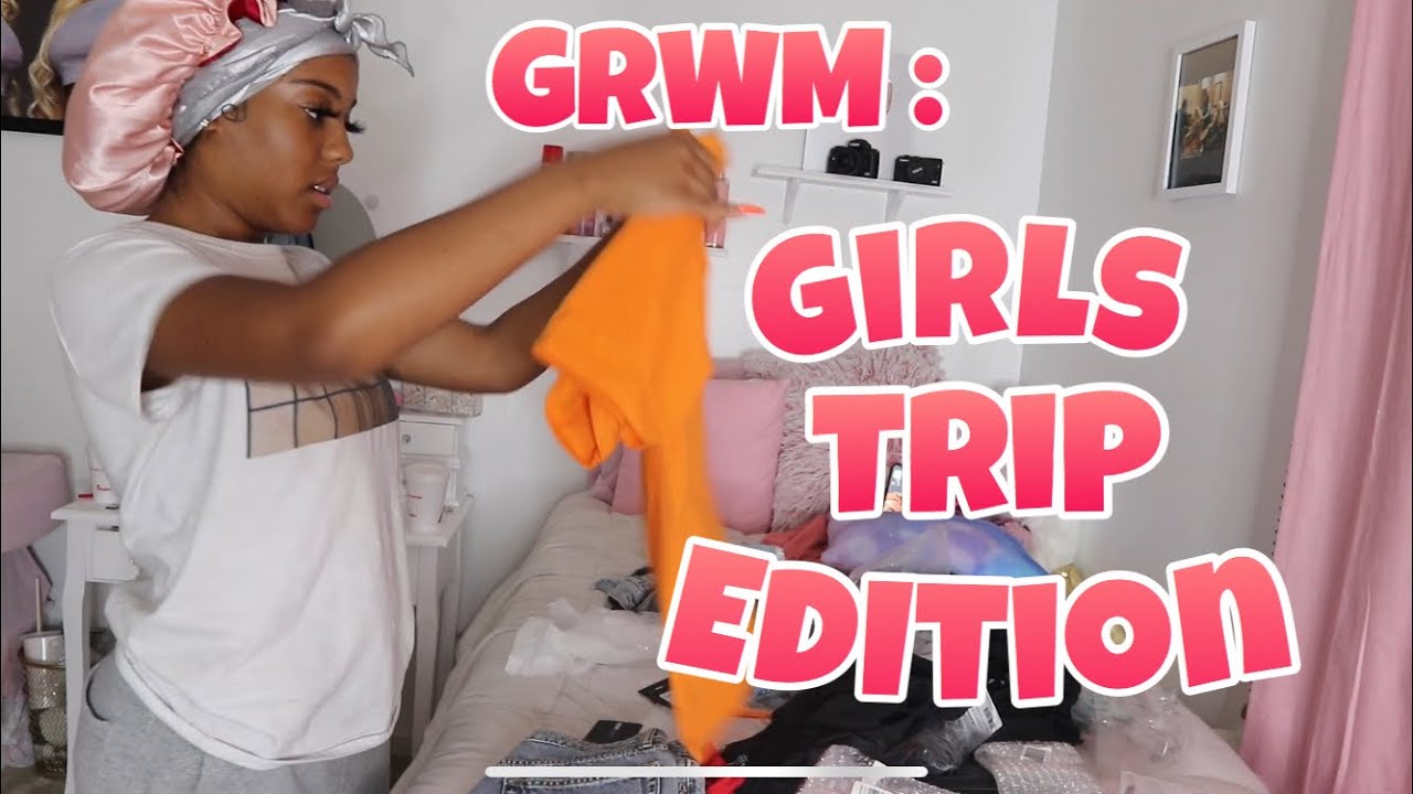 PACKING FOR GIRLS TRIP ! 💛 (REALITY EDITION ) - YouTube