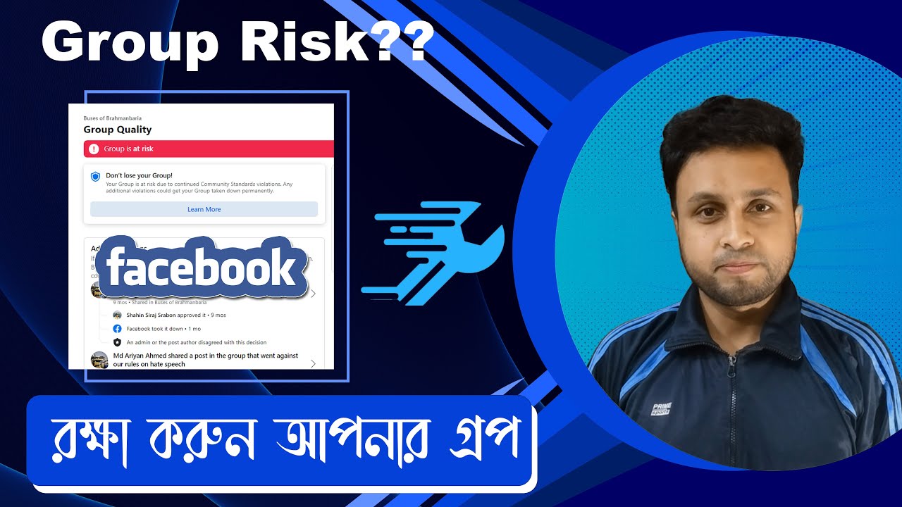 How to fix Facebook Group is at Risk - YouTube