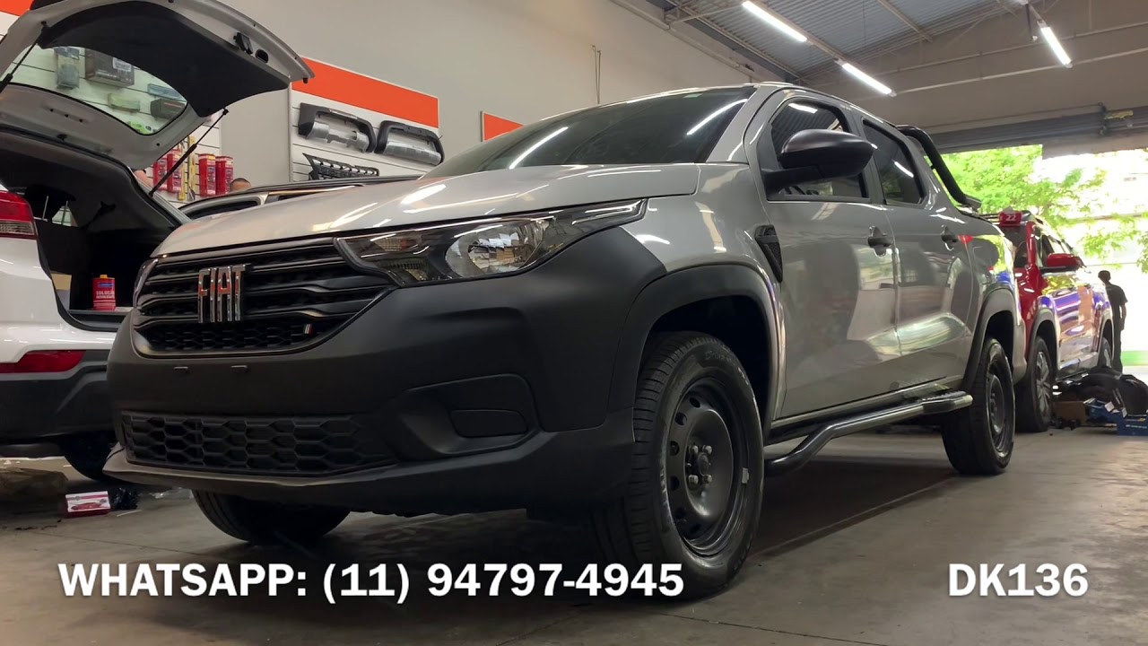 Fiat Strada 2020 2021 - Acessórios Fiat Strada - Estribo - Estribo ...