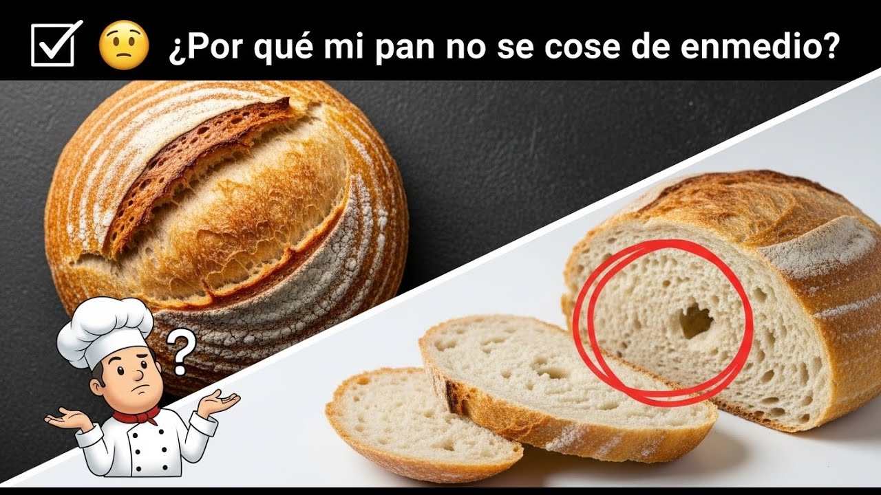 ¿Por que mi pan no se cose de enmedio? /¿Cómo arreglar un pan que no se ...