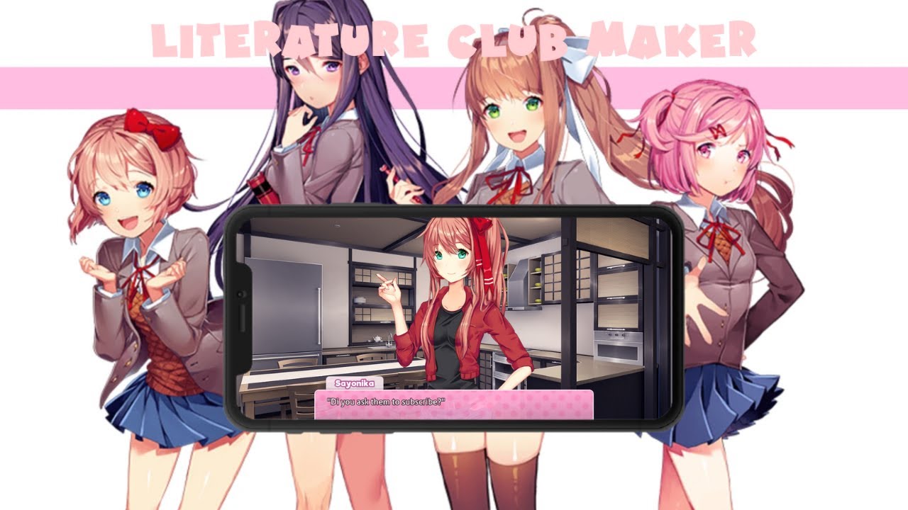 How To Make Your Own DDLC Cutscence on Mobile - YouTube
