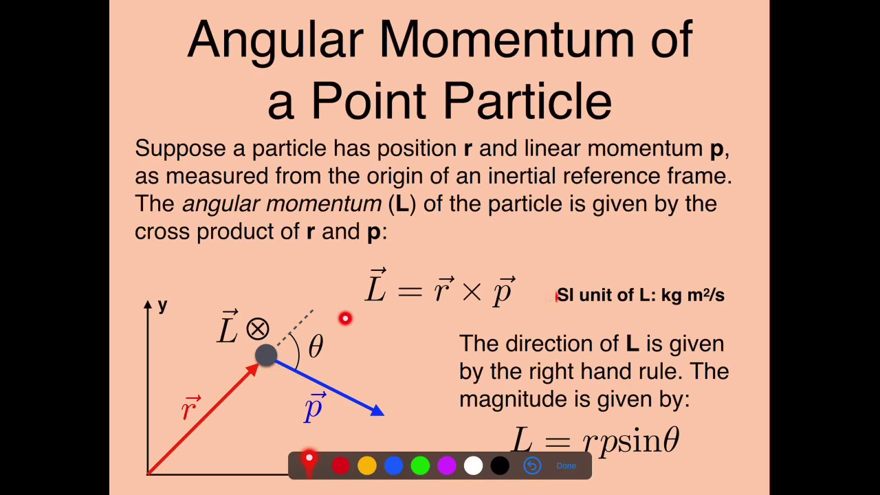 Physics 45 Angular Momentum Lecture, Part 1 - YouTube