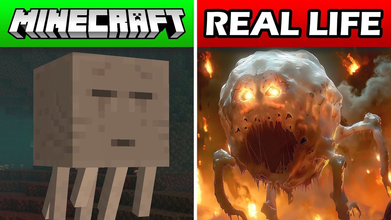 Realistic Minecraft | Real Life vs Minecraft | Realistic Slime, Water ...