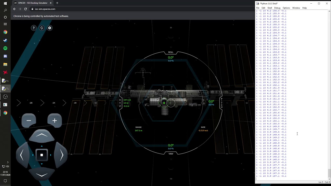 Automated SpaceX ISS Docking Program - YouTube