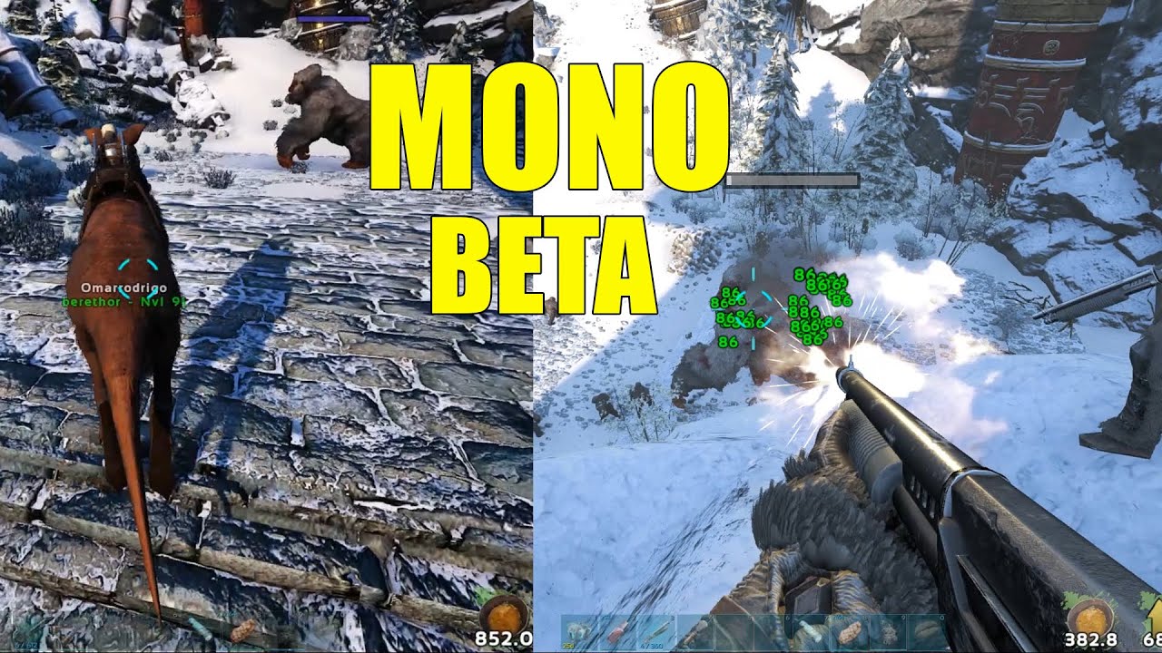 ARK MONO BETA/Canguro y escopeta/ The Island TSA - YouTube