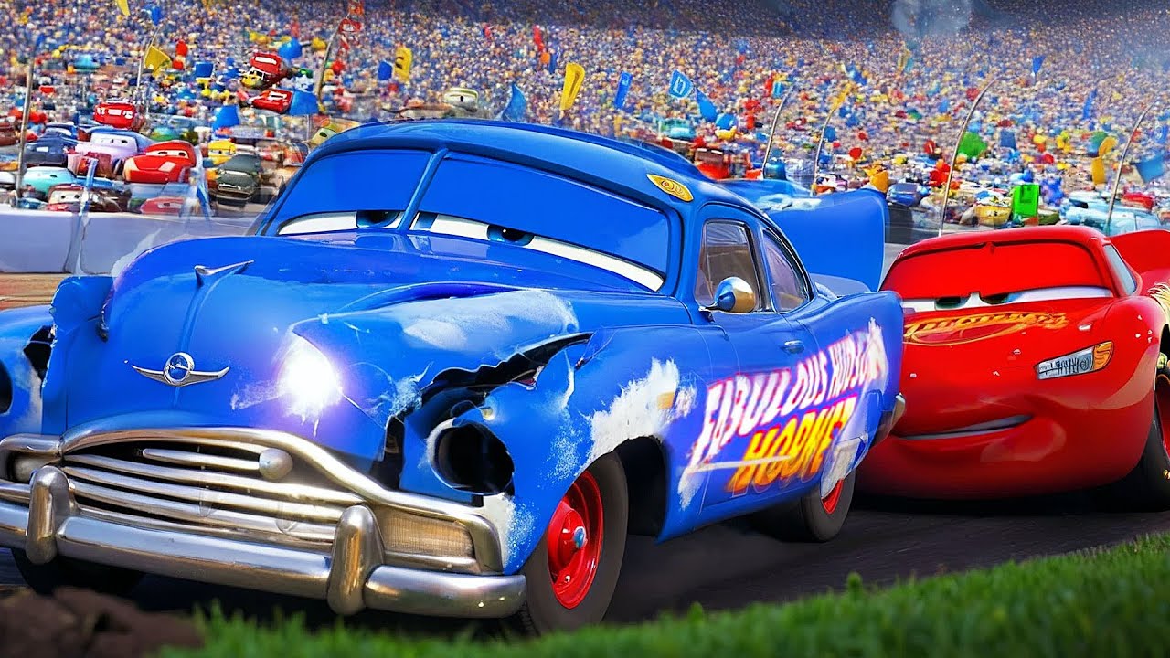 Lightning McQueen Helps The Doc Hudson | Alternative Final Scene Pixar ...