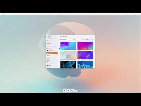 Cutefish Shell very basic demo in Arch linux - YouTube