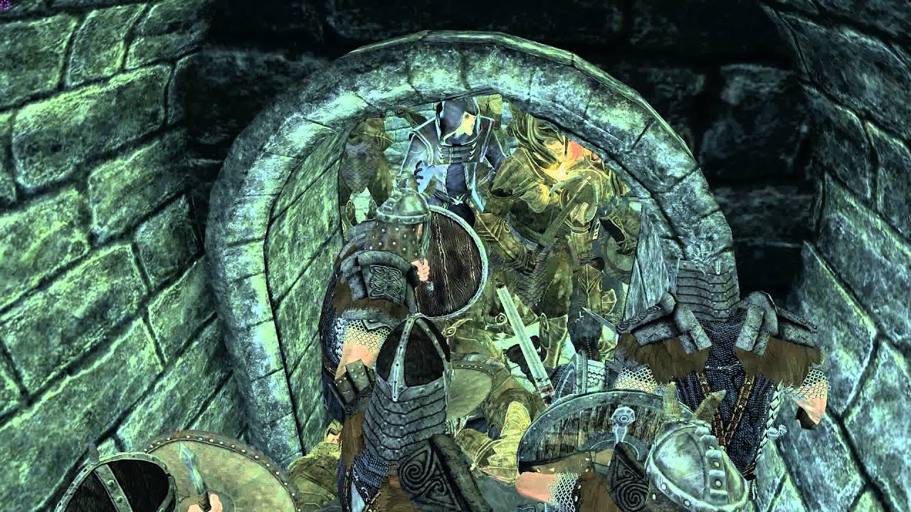 Skyrim Faction Battle 2: Thalmor Vs Stormcloak Soldiers - YouTube