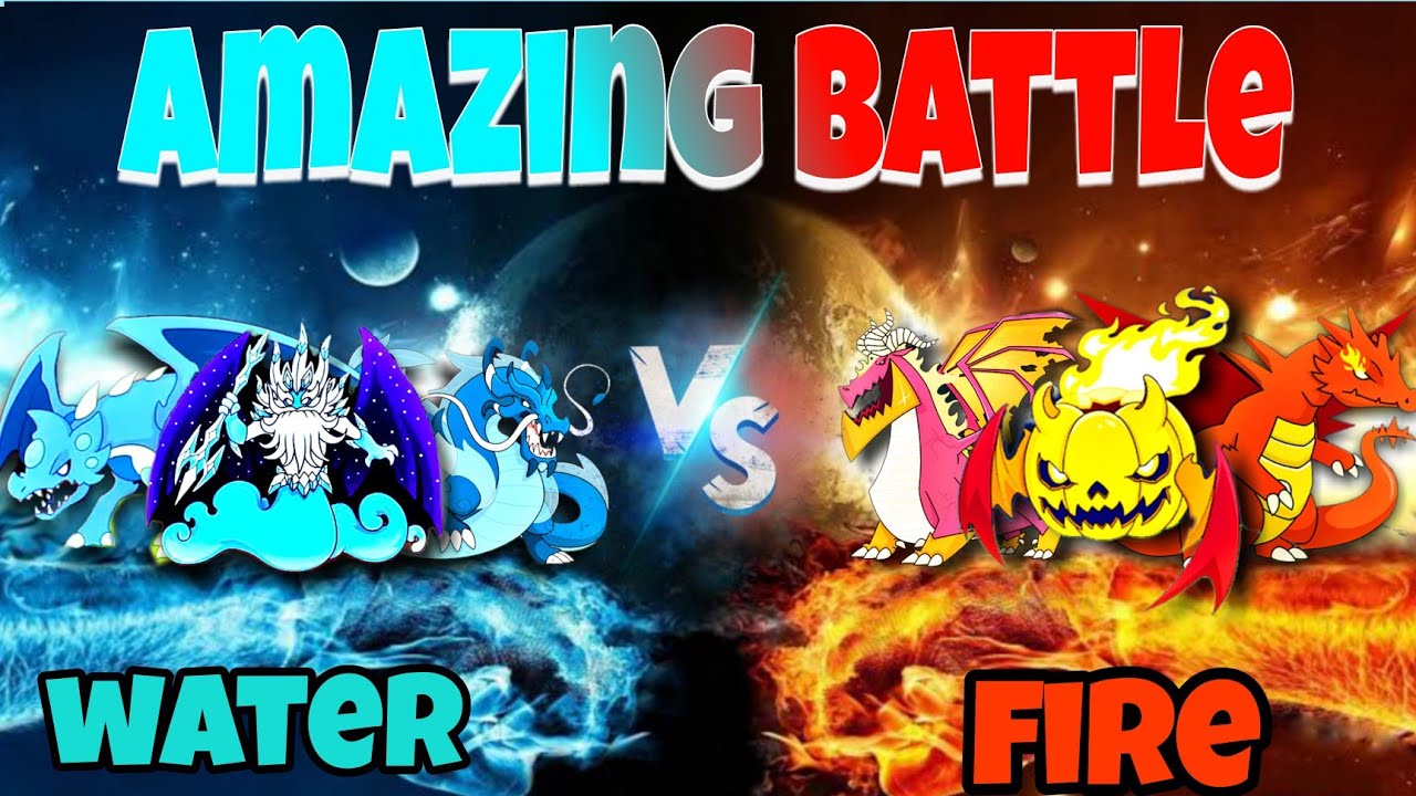 dynamos world🌍 amazing battle 😛 [ΔND FIRE TYPE V/S WΔTER TYPE] - YouTube