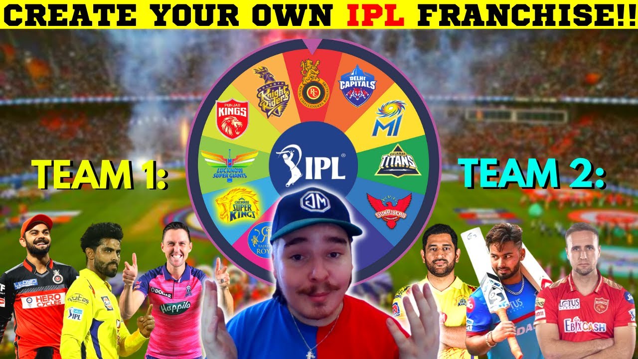 SPIN The Wheel And Create TWO New IPL Teams! - YouTube