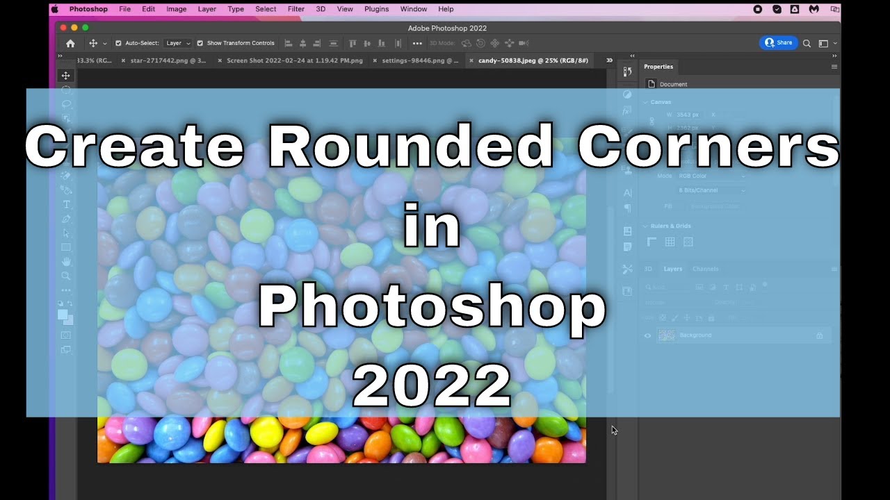 Photoshop Tutorial - Create Rounded Corners - YouTube photoshop-tutorial-create-rounded-corners-youtube