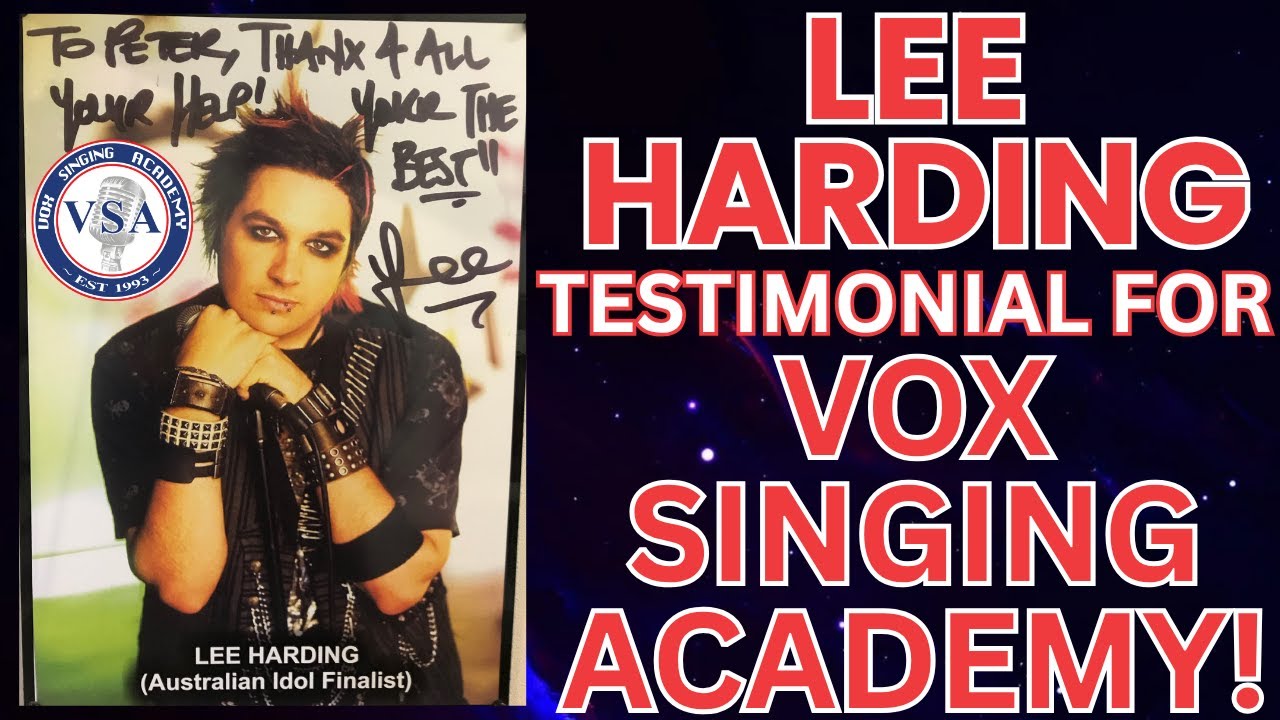 Lee Harding Testimonial For Vox Singing Academy - YouTube