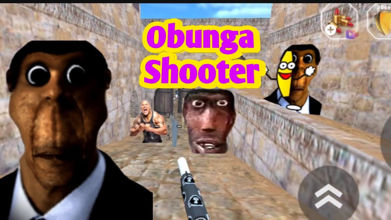 OBUNGA SHOOTER | GAMES IND | NEXTBOT CHASING | GMOD 🎲☠️ - YouTube