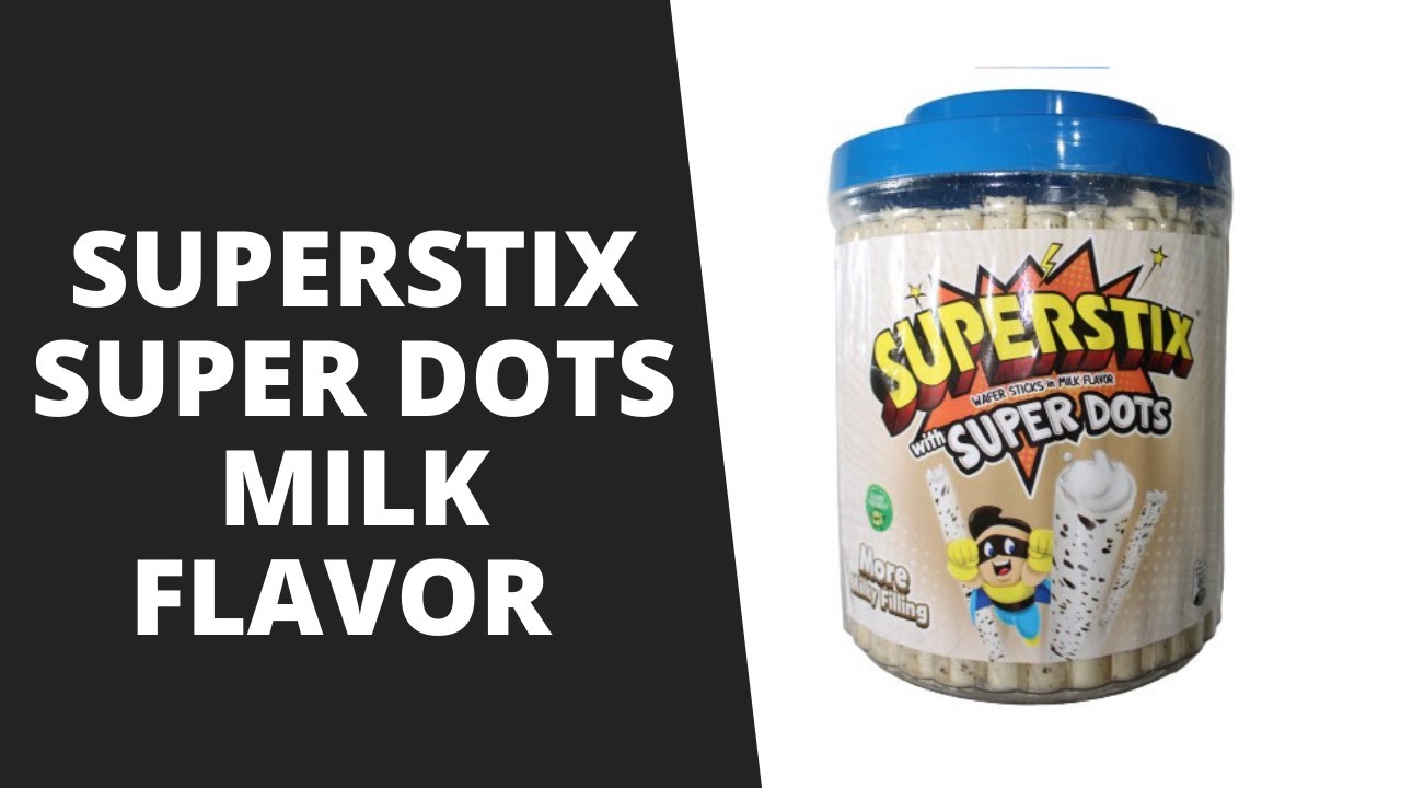Superstix Super Dots Milk Flavor - YouTube