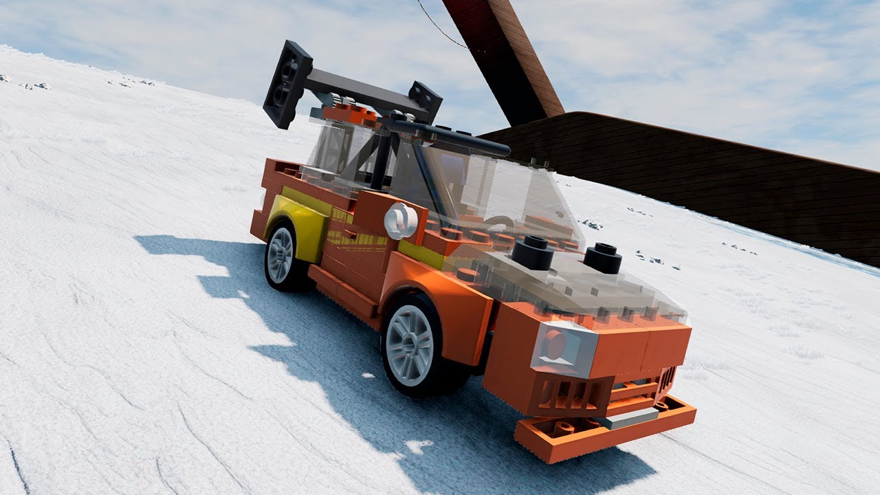 DOWNHILL Lego Car 24# BeamNG drive - YouTube