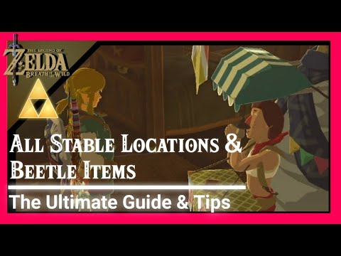 Where to Find All 12 Stables & 13 Beetle Vendors - The Legend of Zelda ...