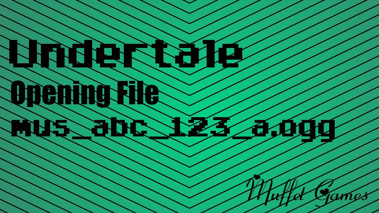 Opening Unused Undertale Audio - YouTube
