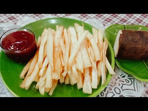 Karra Pendalam (Tapioca) French Fries Recipe | R&R Recipes - YouTube