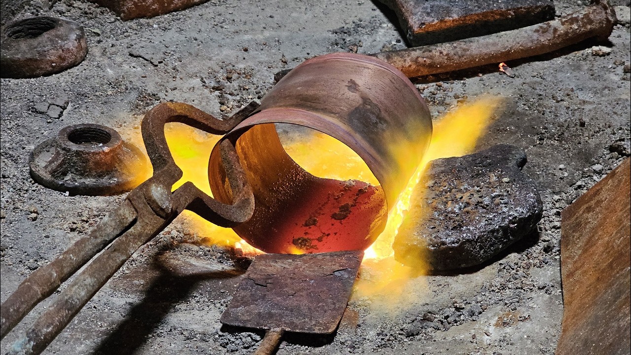 How to make a Artwork? | The steps of making a special copper pot - YouTube