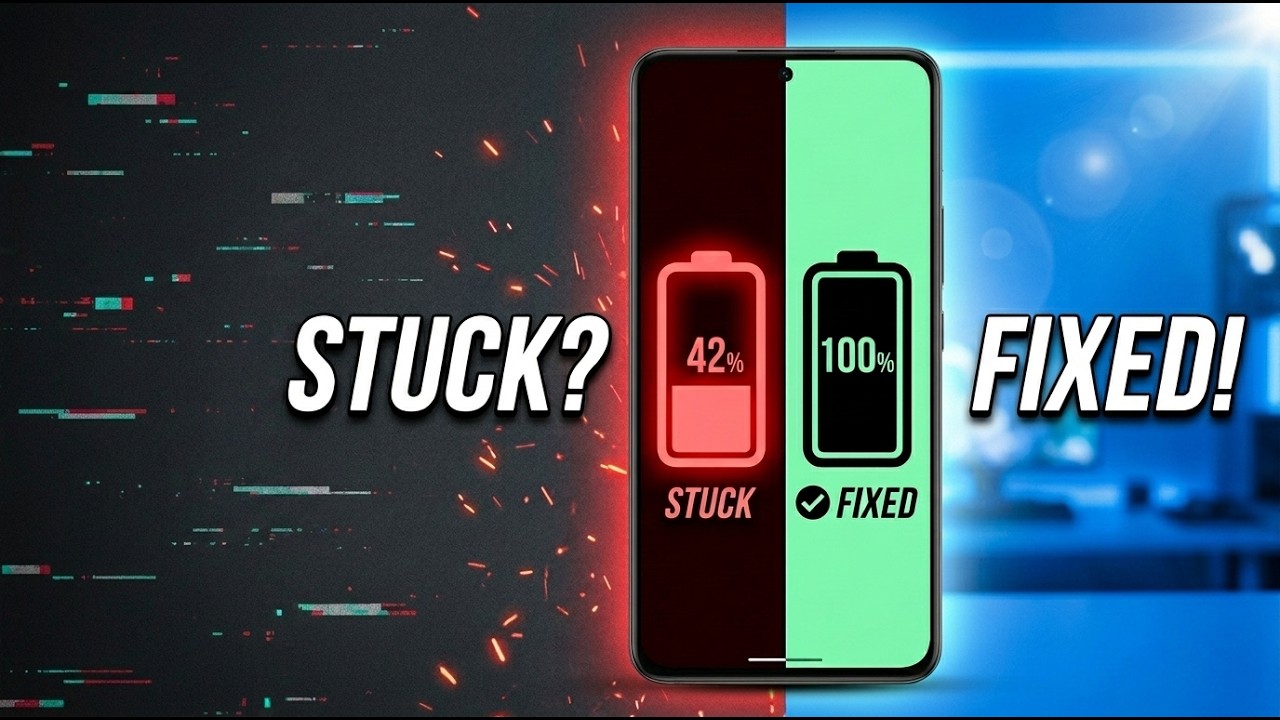 How to Fix Battery Percentage Stuck Android - Simple Steps [2025] - YouTube