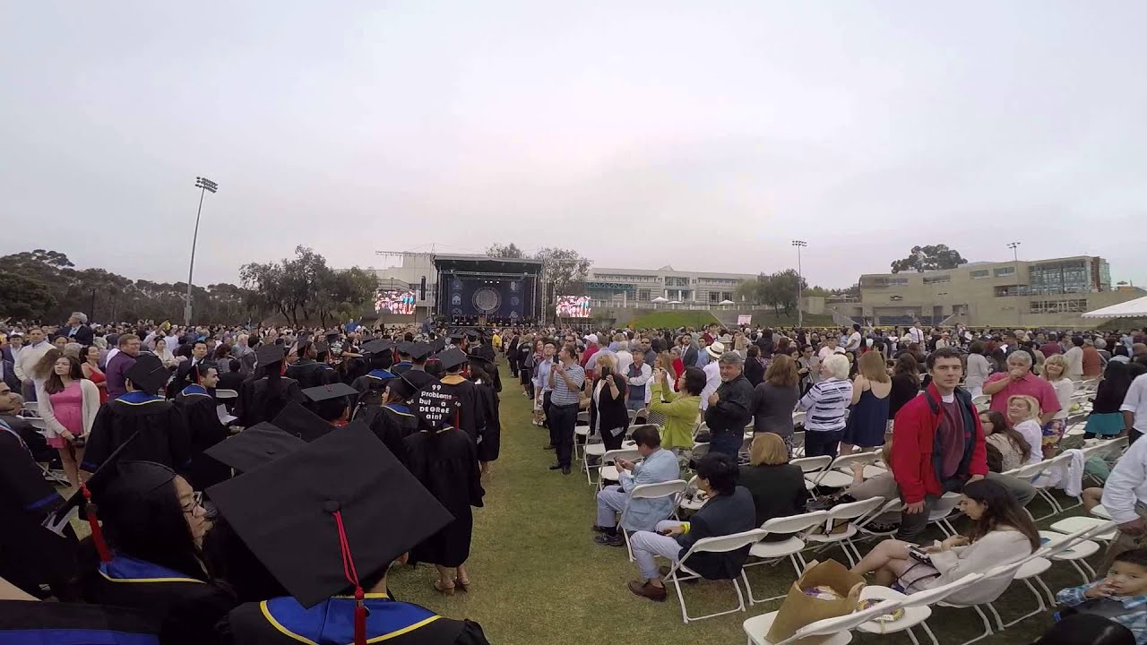 2015 UCSD Marshall college graduation 1 - YouTube
