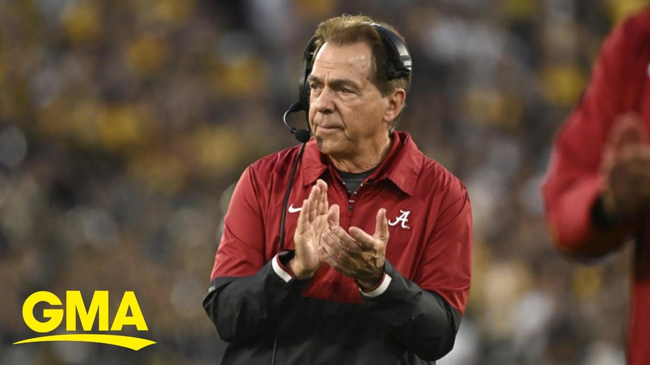 Alabama head coach Nick Saban announces retirement - YouTube