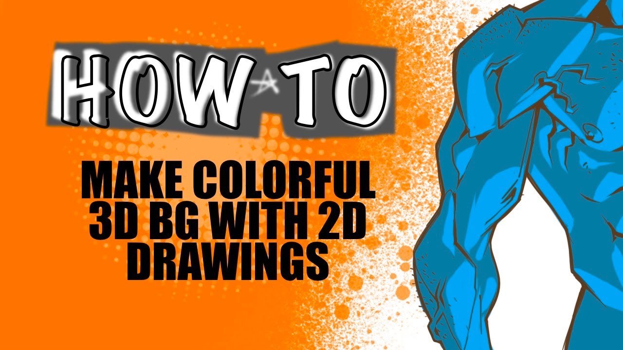 How To Make Colorful 3D Environment With 2D in Storyboard Pro - YouTube