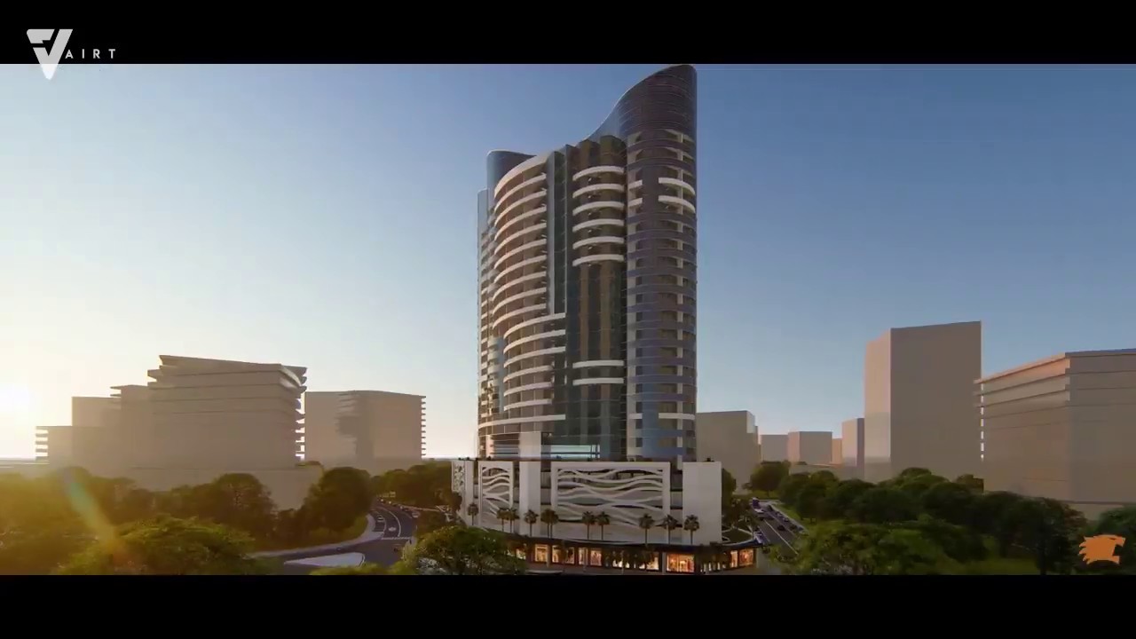 Blue Wave Tower Wadi Al Safa - YouTube
