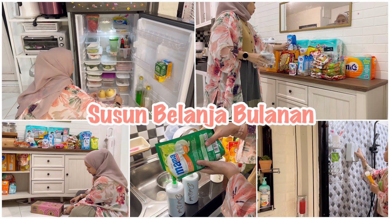 Susun belanjaan ketempatnya jadi lebih rapi. Sekalian stok sayur ...