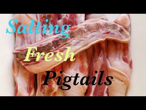 How to Salt Pigtail - No water - YouTube
