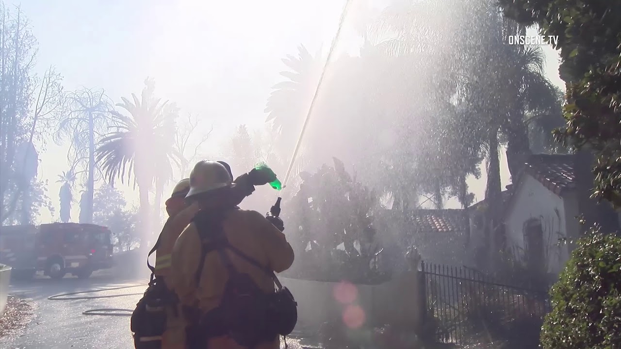 River Bottom Fire in Riverside Ca 12-21-2017 - YouTube