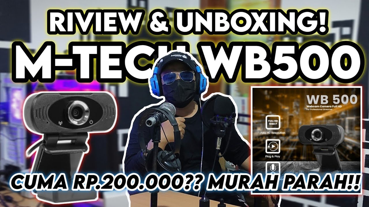 Riview Webcam M-tech WB500 Full HD - YouTube