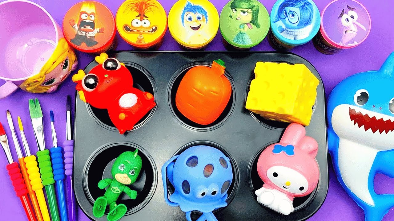 Satisfying Video Rainbow Mixing All Candy in Color EGGS From Rainbow ...
