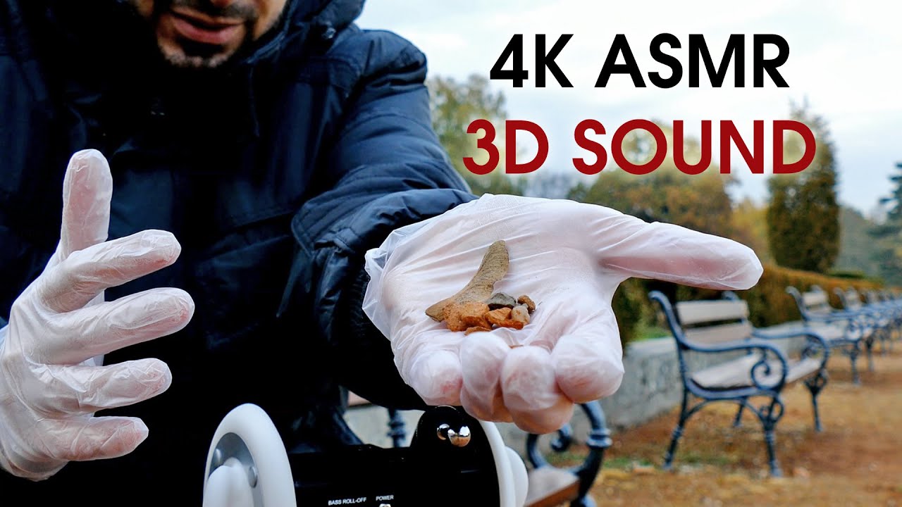 4K Pure Binaural 3D Relaxing ASMR Sounds for Sleep (Outside in Park ...