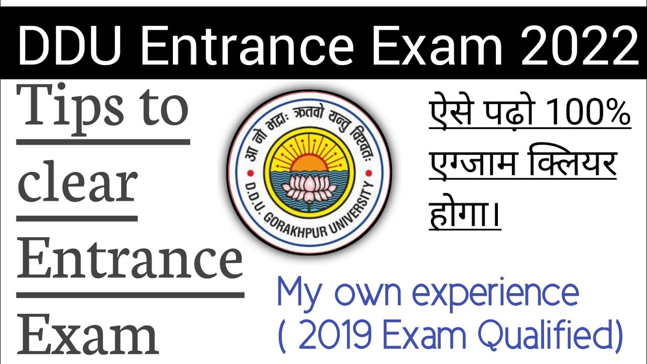 Tips to clear ddu gkp entrance exam 2022-23 | #ddu - YouTube