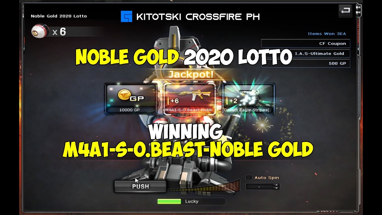 Crossfire Philippines: WINNING NOBLE GOLD 2020 LOTTO!! + GAMEPLAY ...