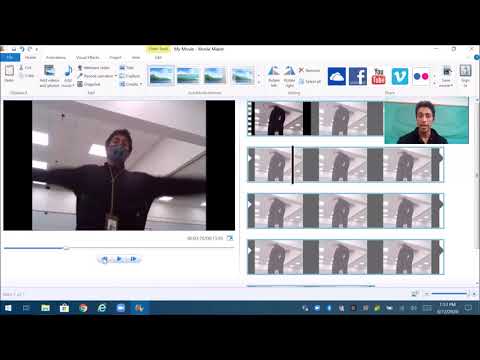 How to splice film in movie maker - YouTube
