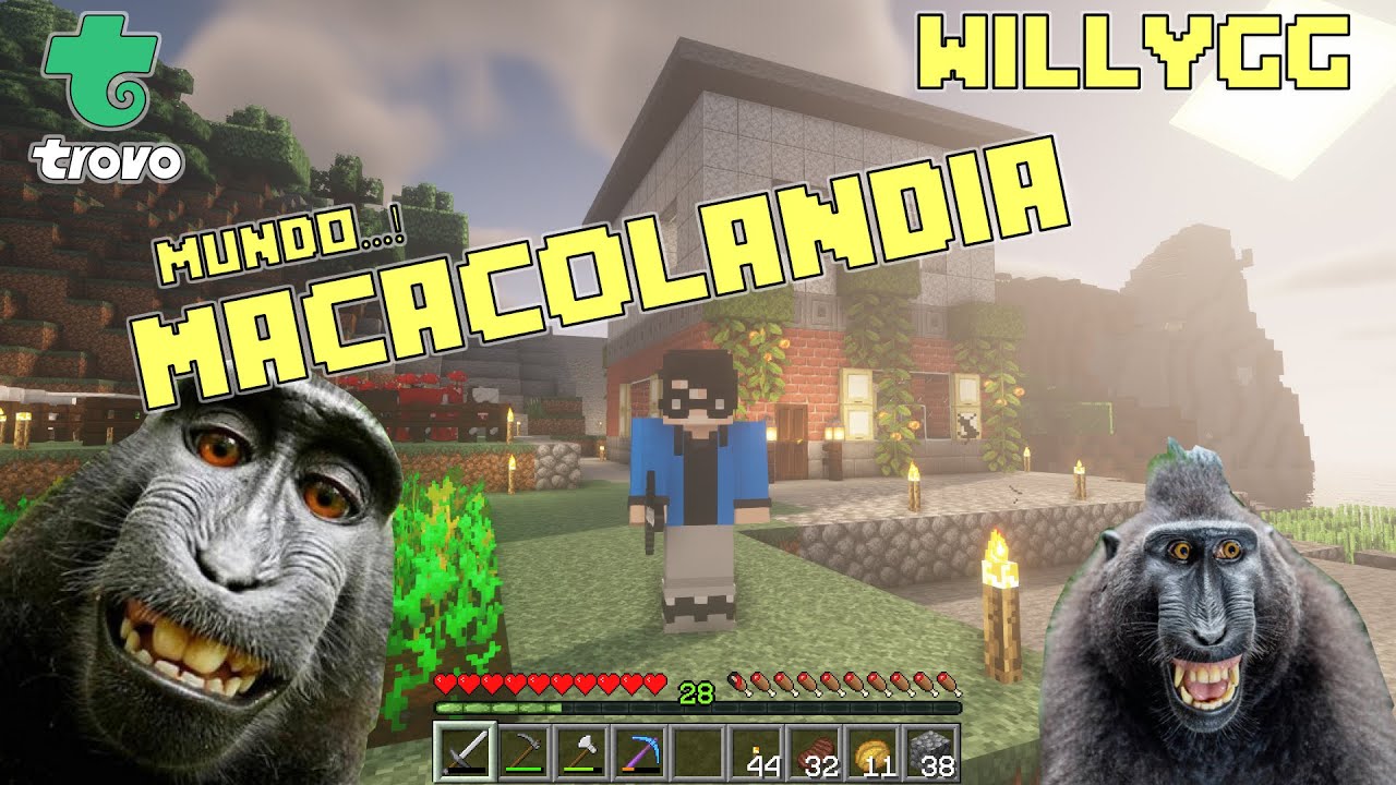 ⛏MINECRAFT ⛏| 🐵MACACOLANDIA OPEN! xD🐵 - YouTube