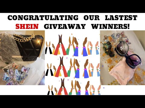CONGRATULATING the most RECENT SHEIN GIVEAWAY WINNER!!! EACH & EVERYONE ...