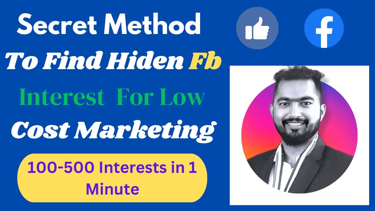 Find Hidden Interest For Facebook Targeting 🤫 The Ultimate Hidden ...