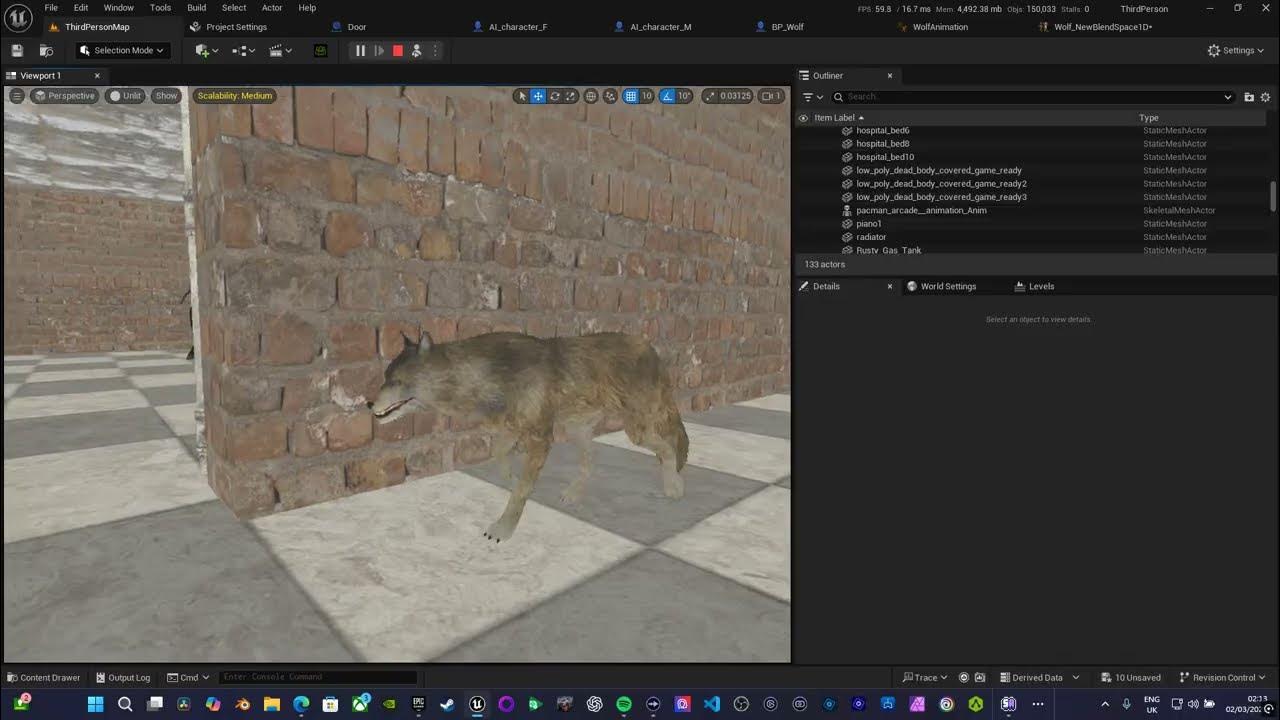 Added Ai move to with Nav mesh boundary Character random roam Map UE5 - YouTube