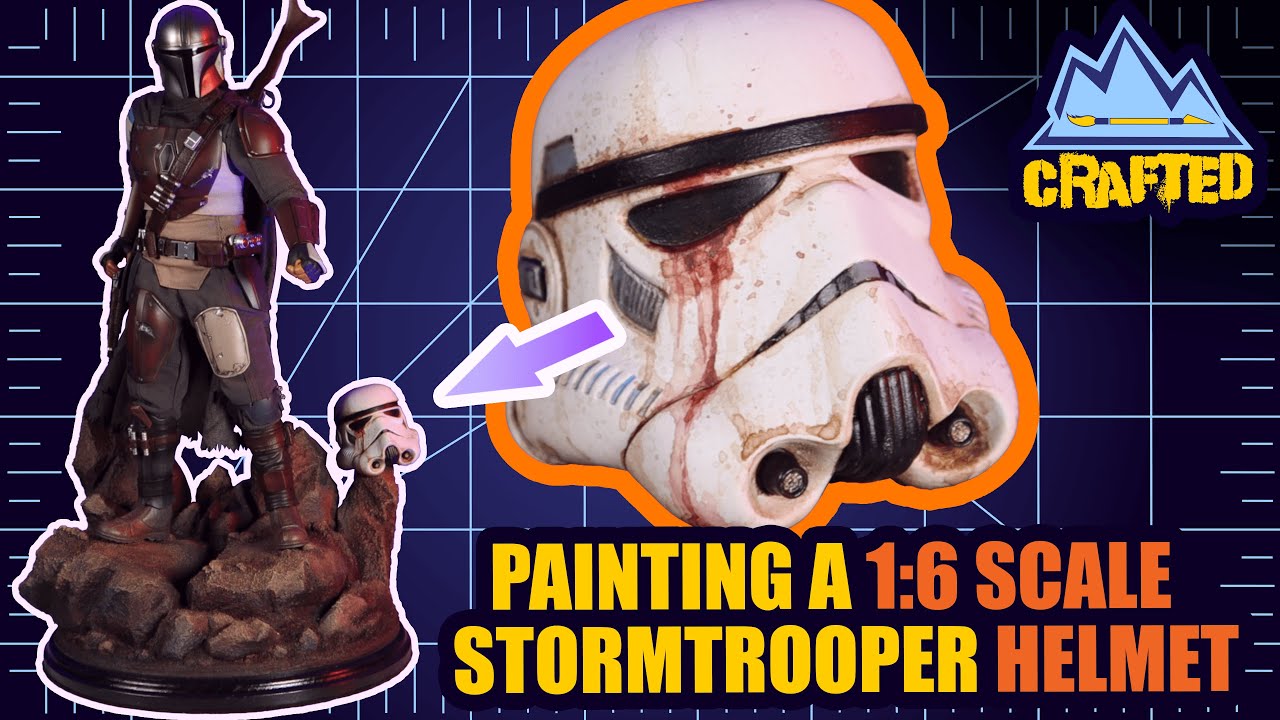 Painting & Weathering: Sixth Scale StormTrooper Helmet | CRAFTED ...