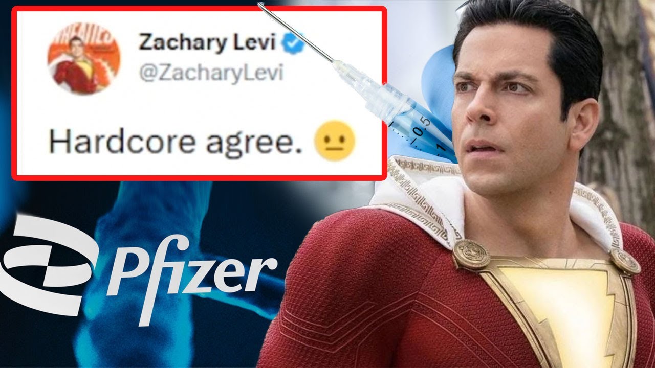 Zachary Levi agrees that PFIZER is a danger | Leftists mad - YouTube