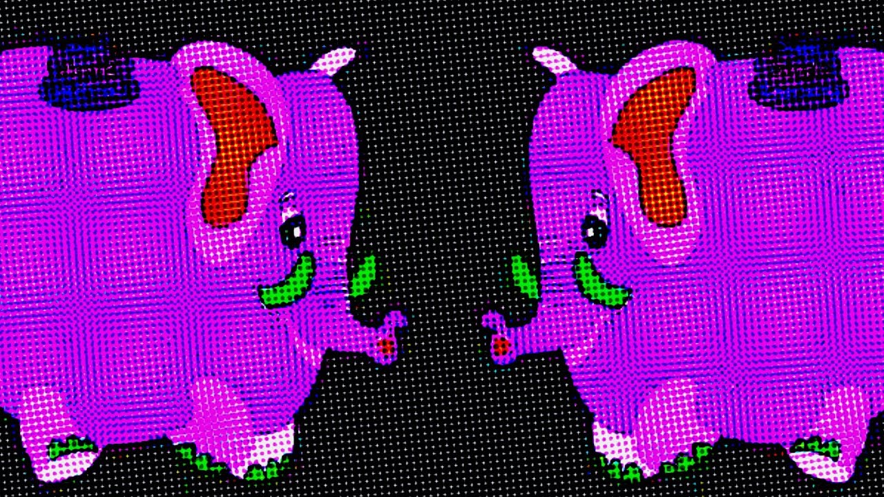 4 tyeps Video effects / Elephant ( HICKORY DICKORY DOCK ) - YouTube