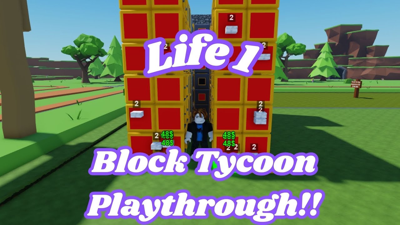 Block Tycoon Playthrough Life 1 Episode 1 #blocktycoon #roblox - YouTube