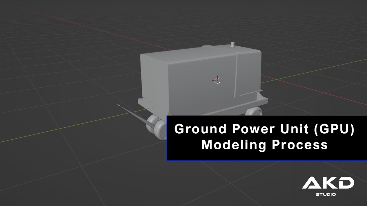 Ground Power Unit (GPU) - Blender Modeling - timelapse - YouTube
