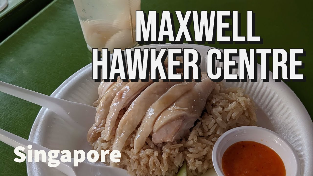 Eating at Maxwell Food Hawker Centre in Singapore [4K] - YouTube